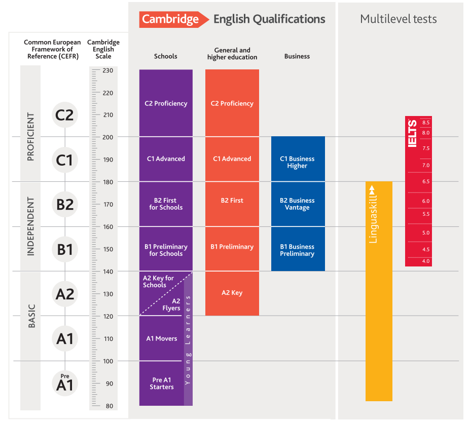 Confronto Cambridge/IELTS - Language Point